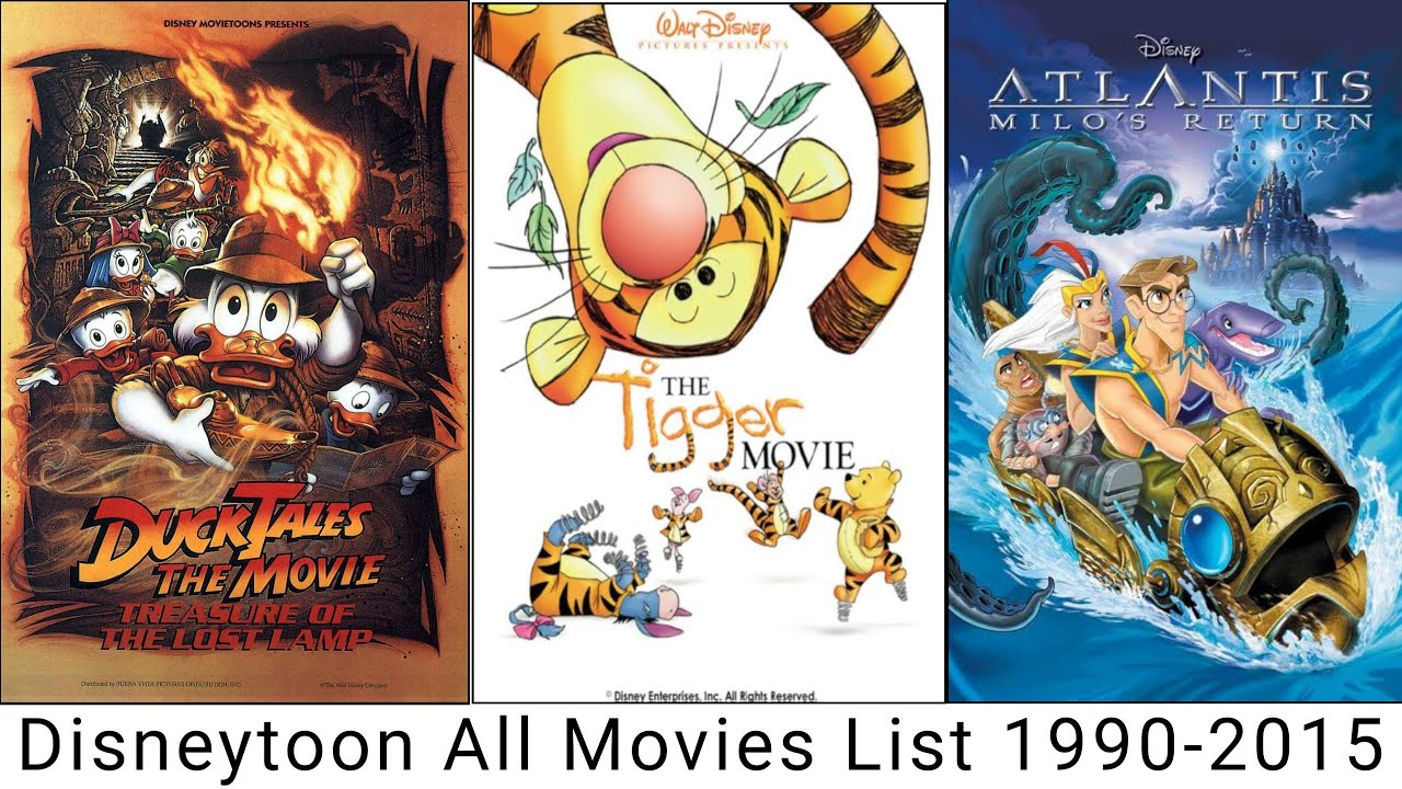 Disneytoon Studio All Movies List | Disneytoon All Movies 1990-2015 ...