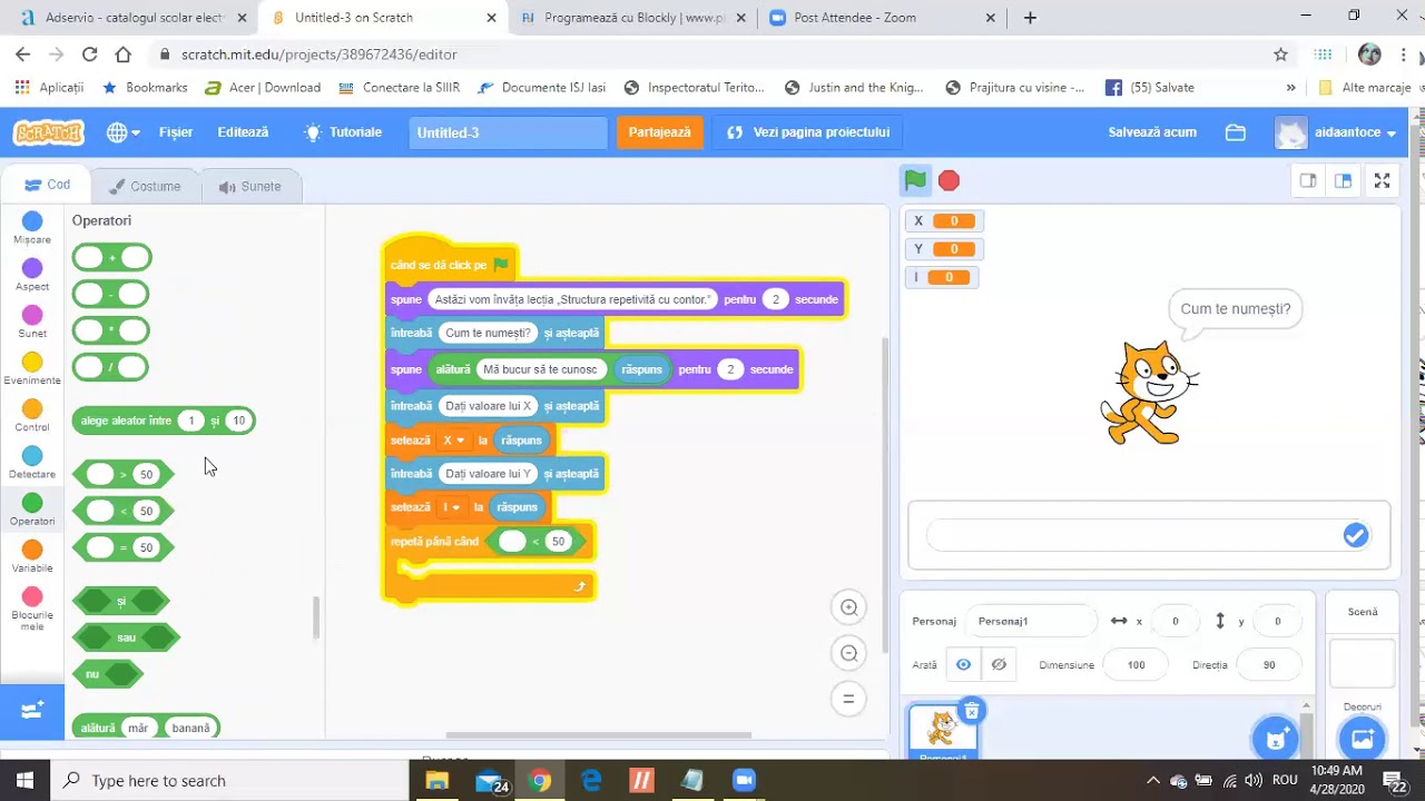 Structura repetitivă_Scratch - YouTube