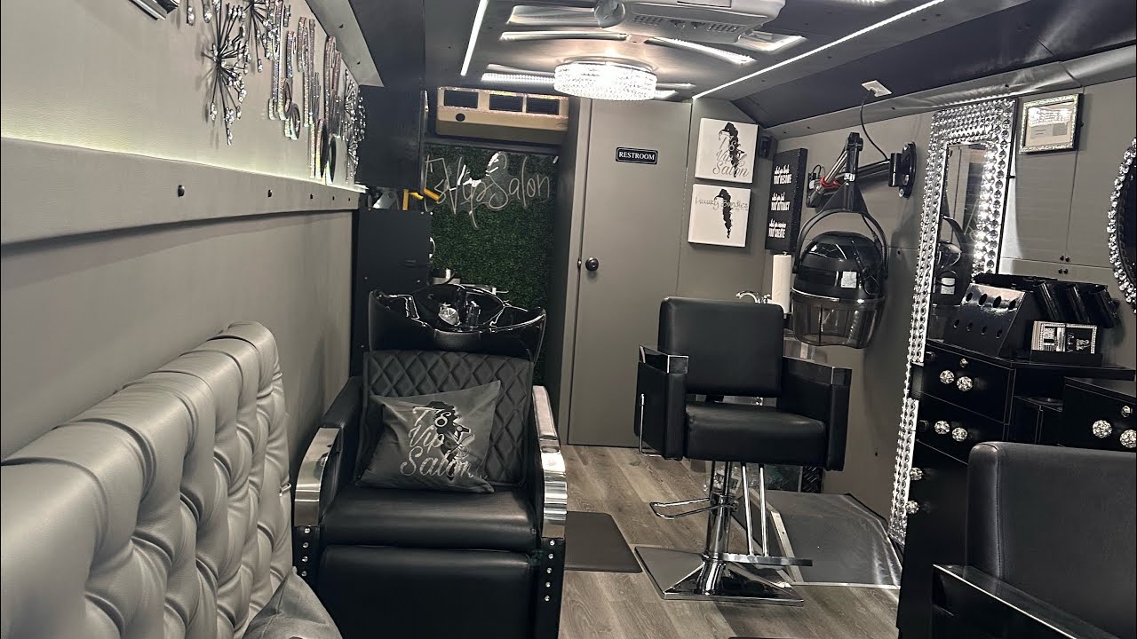 Mobile Hair Salon In California | Tsvipsalon - YouTube