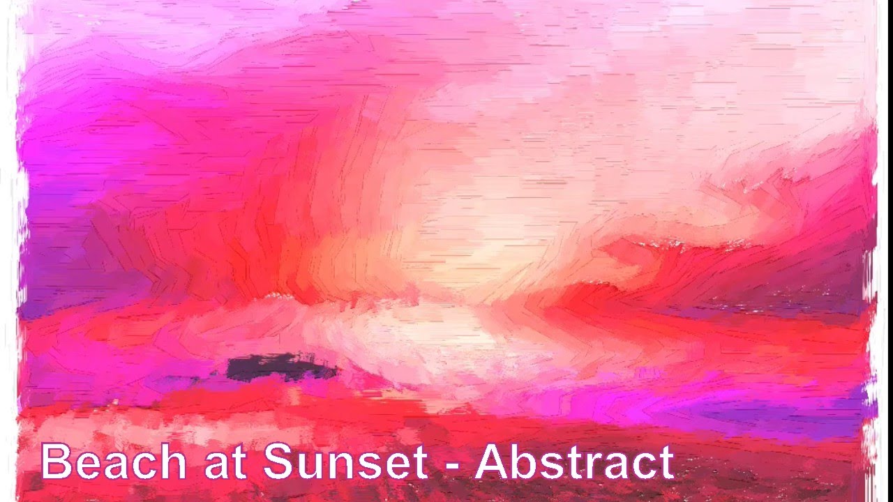 Abstract painting | Digital painting | painting tutorial | Beach at ...