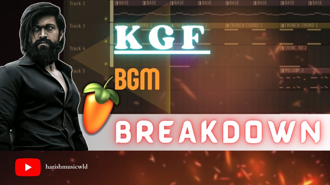 Kgf bgm breakdown | fl studio 21 - YouTube