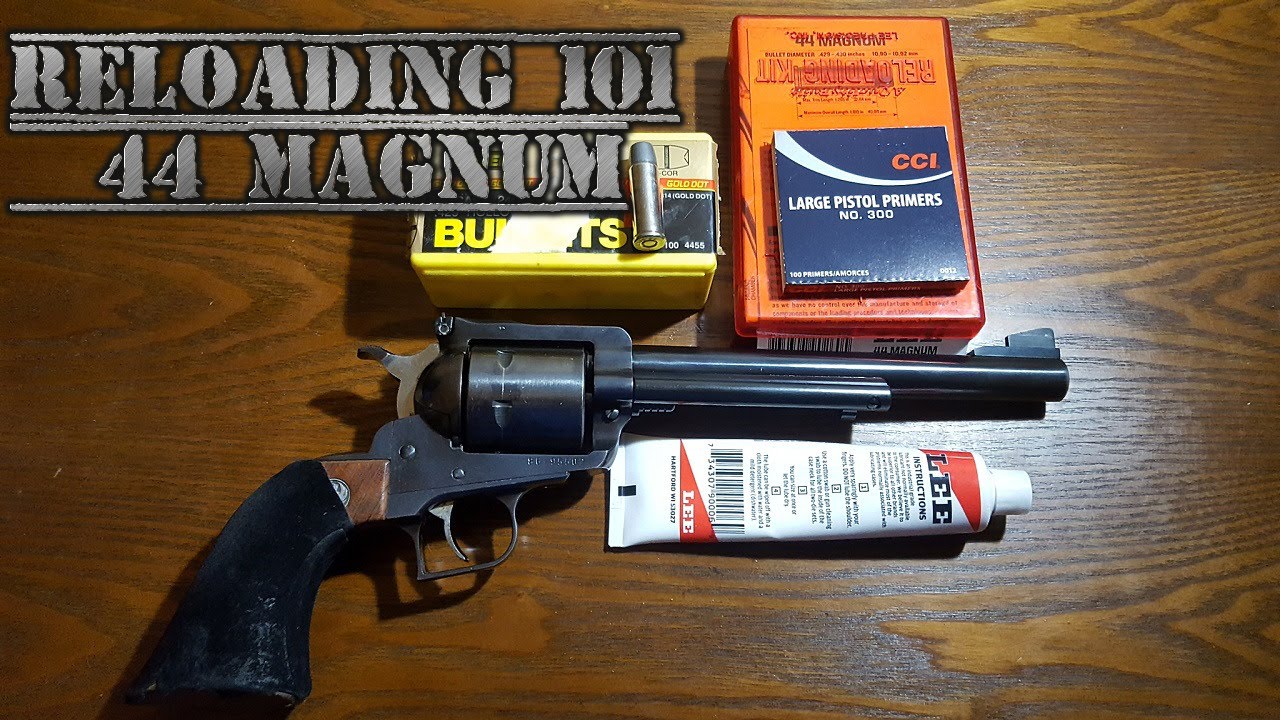 Reloading 101 The Lee Loader for 44 Magnum - YouTube