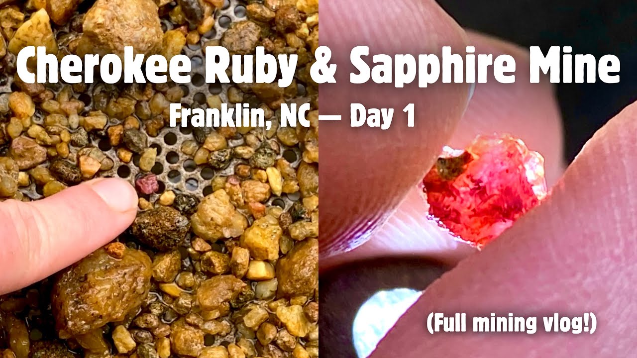 We found rubies at the Cherokee Mine in NC! - YouTube