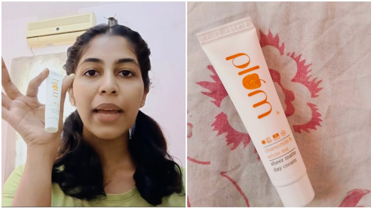 SPF 50 sunscreen in plum day cream// FROSTY BLOOM ️//PLUM - YouTube