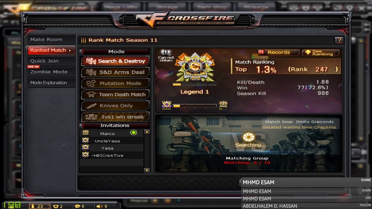 Streaming Crossfire !! - YouTube