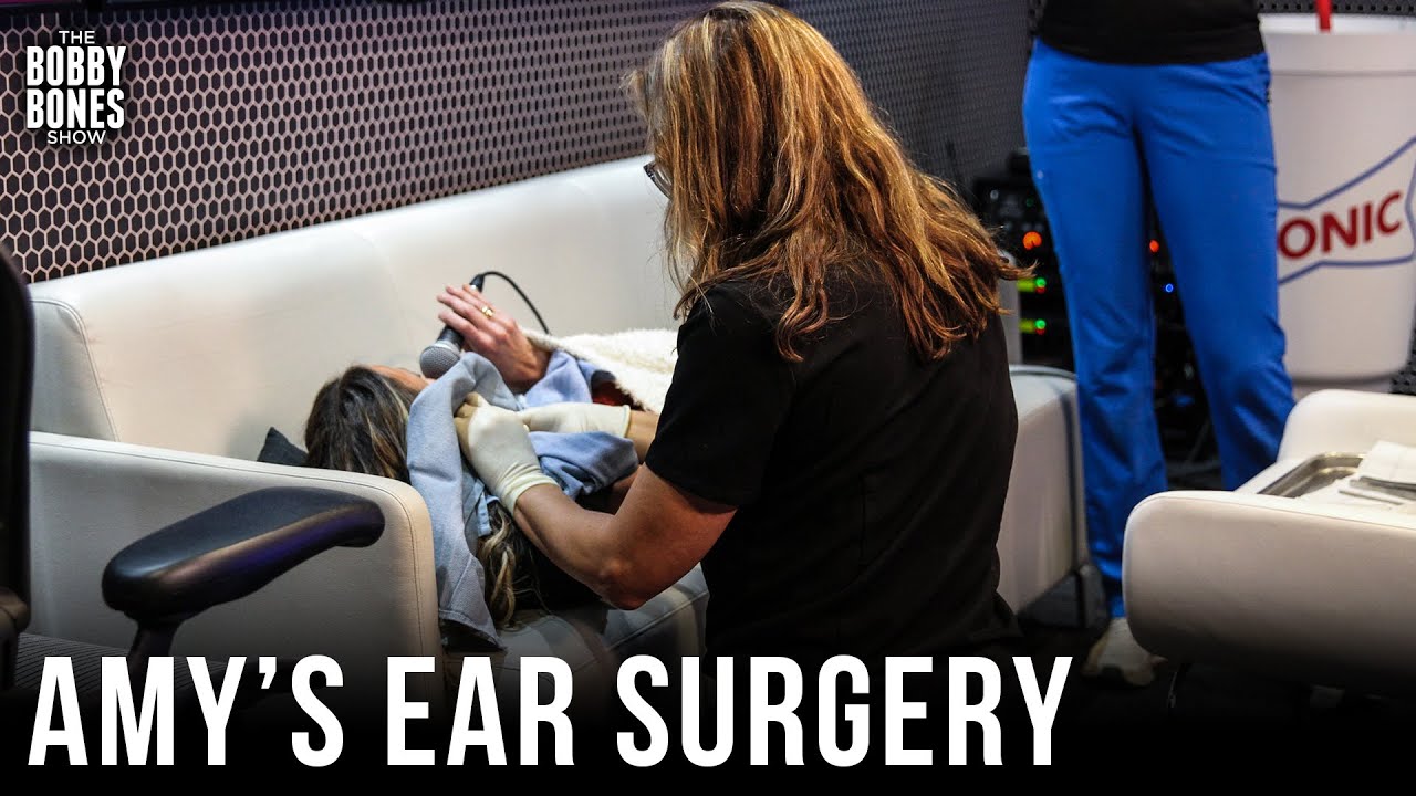Dr. Luckey Performs Ear Surgery on Amy in Studio - YouTube