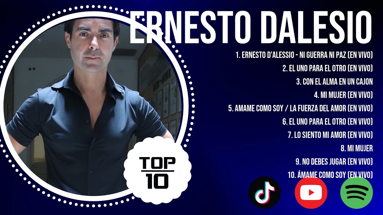Ernesto Dalesio Latin Songs Playlist Full Album ~ Best Songs Collection ...