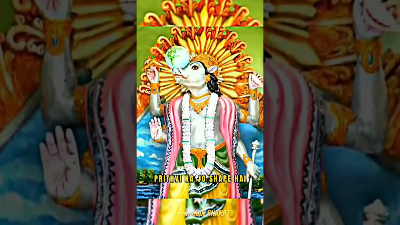 Hindusim Supermacy🤯 | Earth Round Varaha Avatar🌍😲 | #shorts #hinduism # ...