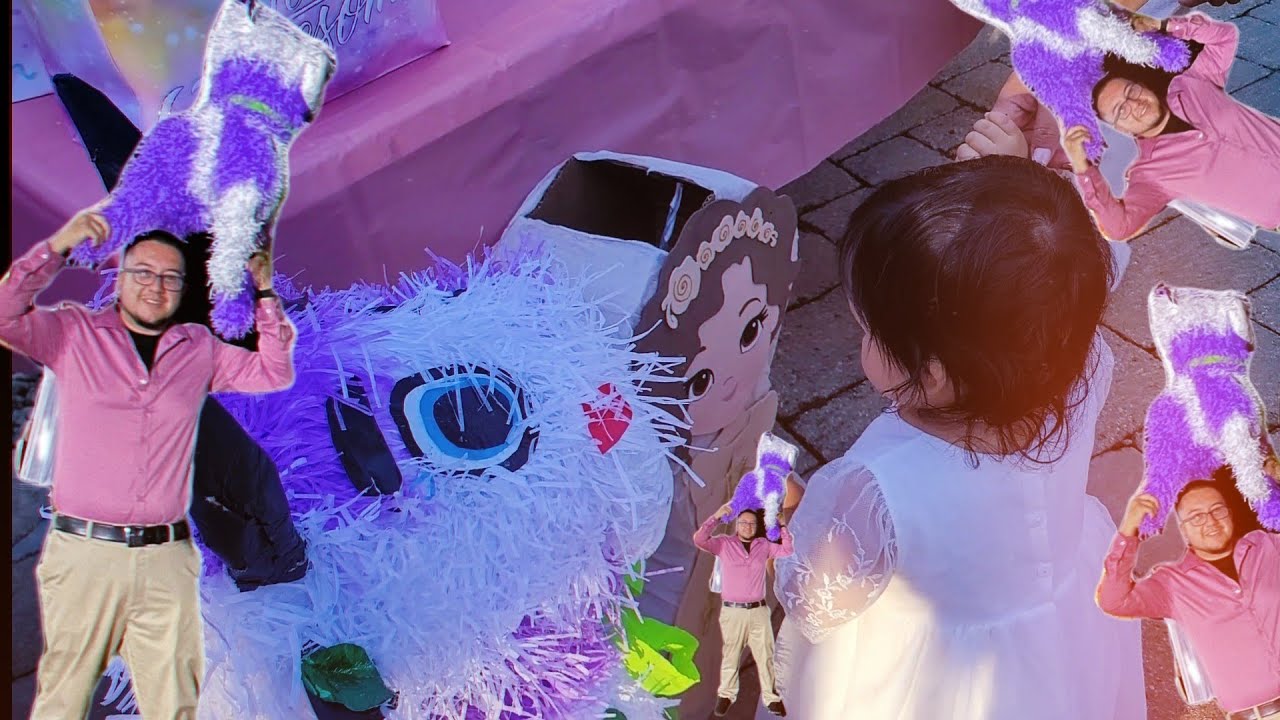 It took 15 people to break this piñata 🪅 - YouTube