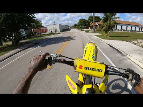 The Engine Started Getting Oily 2000 Rm250 Test Ride - YouTube