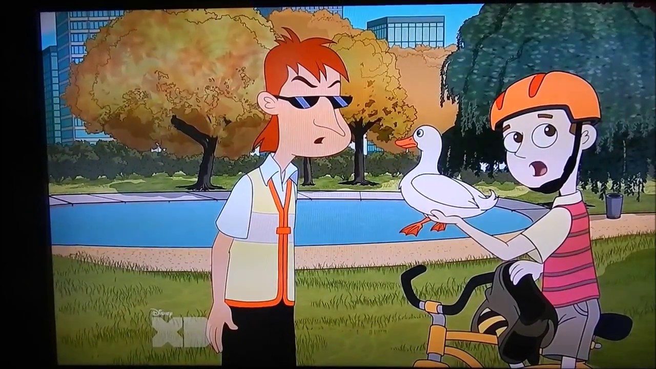 Elliot The Crossing Guard vs. Angry Duck (Milo Murphy's Law) - YouTube