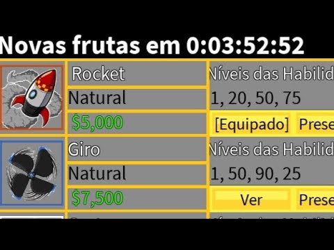Update 20 testando a fruta do Rocket Será que ela é boa? - YouTube