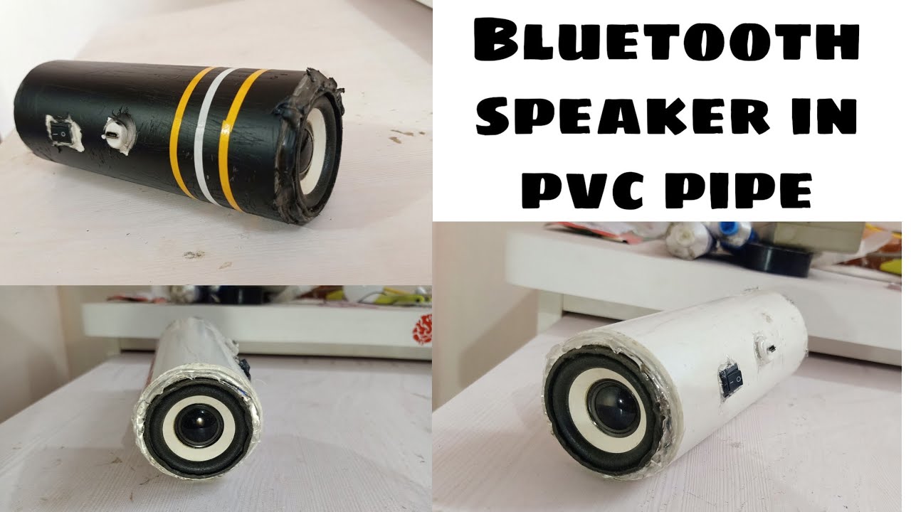 Diy Bluetooth speaker in pvc pipe - YouTube