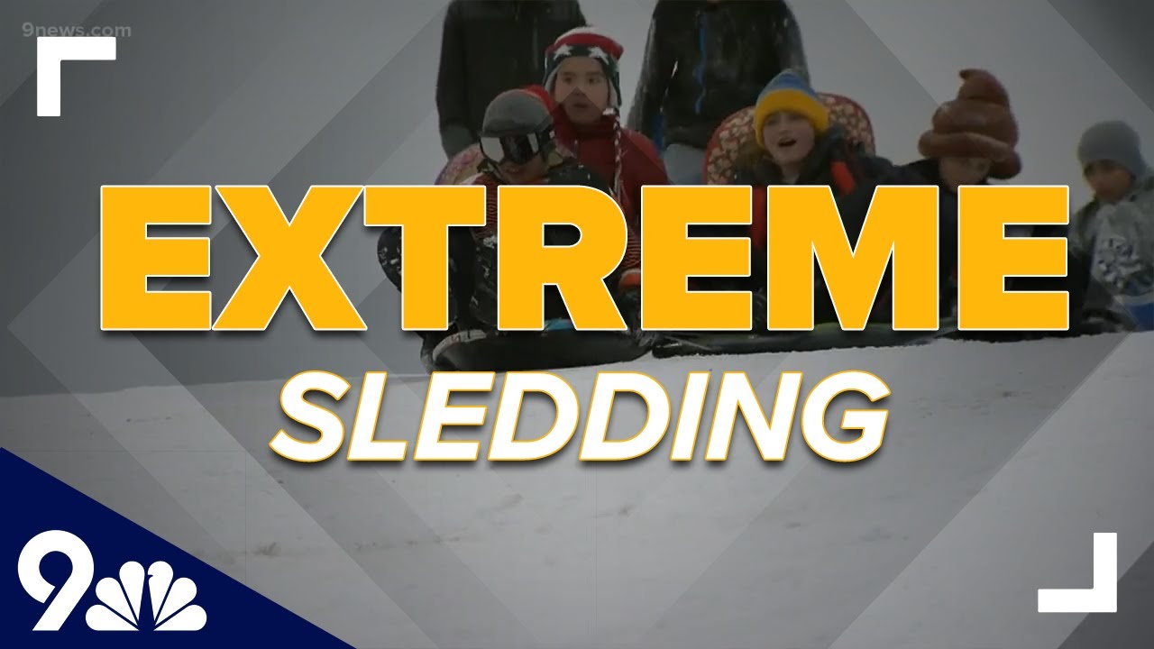 Kids show off their extreme sledding skills - YouTube