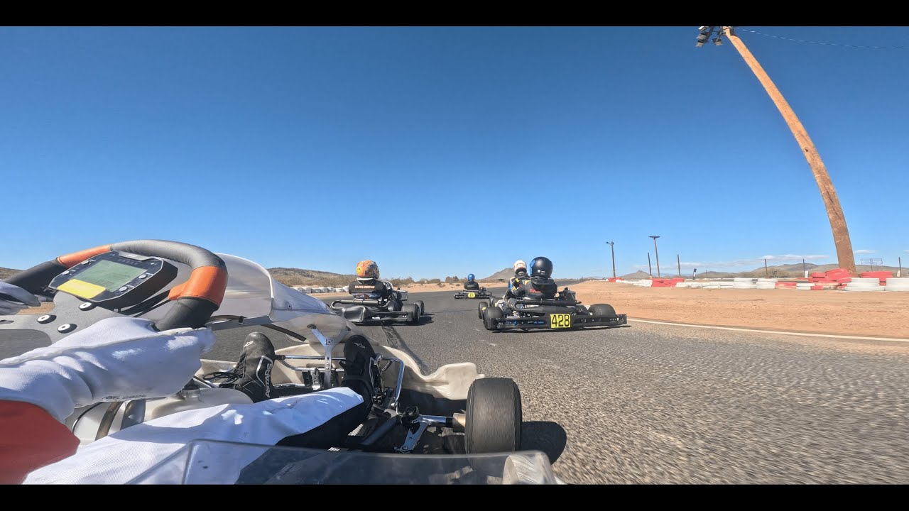 fun PKRA Rotax Full Track CW practice - YouTube