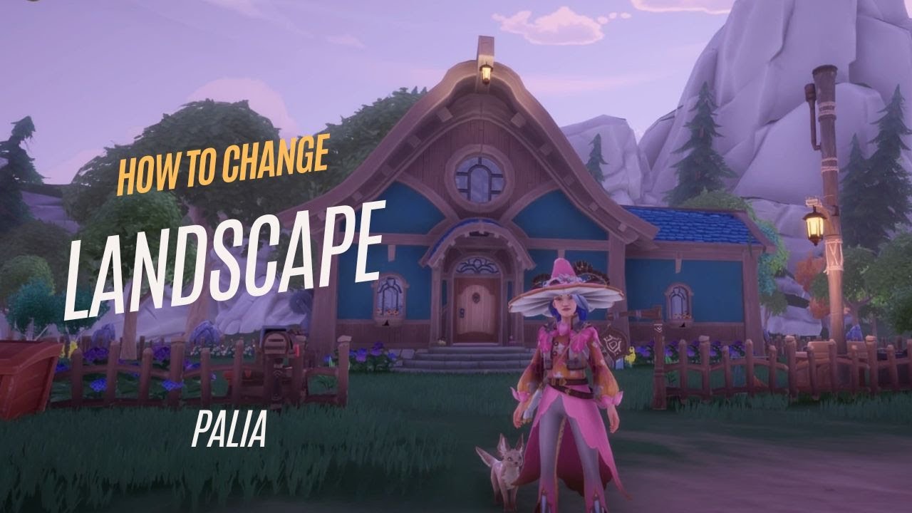 How to change Landscape in palia - YouTube