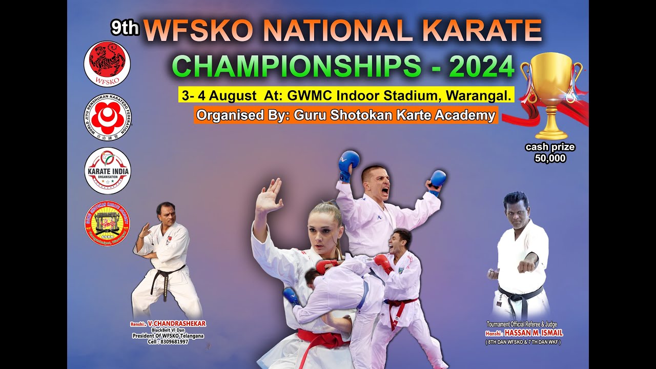 9th WFSKO NATIONAL KARATE CHAMPIONSHIPS - 2024 - YouTube
