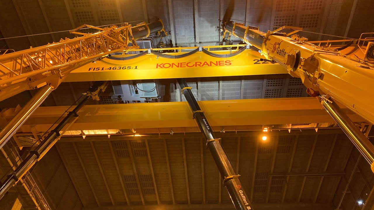 Gaffert B.V. Bovenloopkraan Enci Rotterdam - YouTube