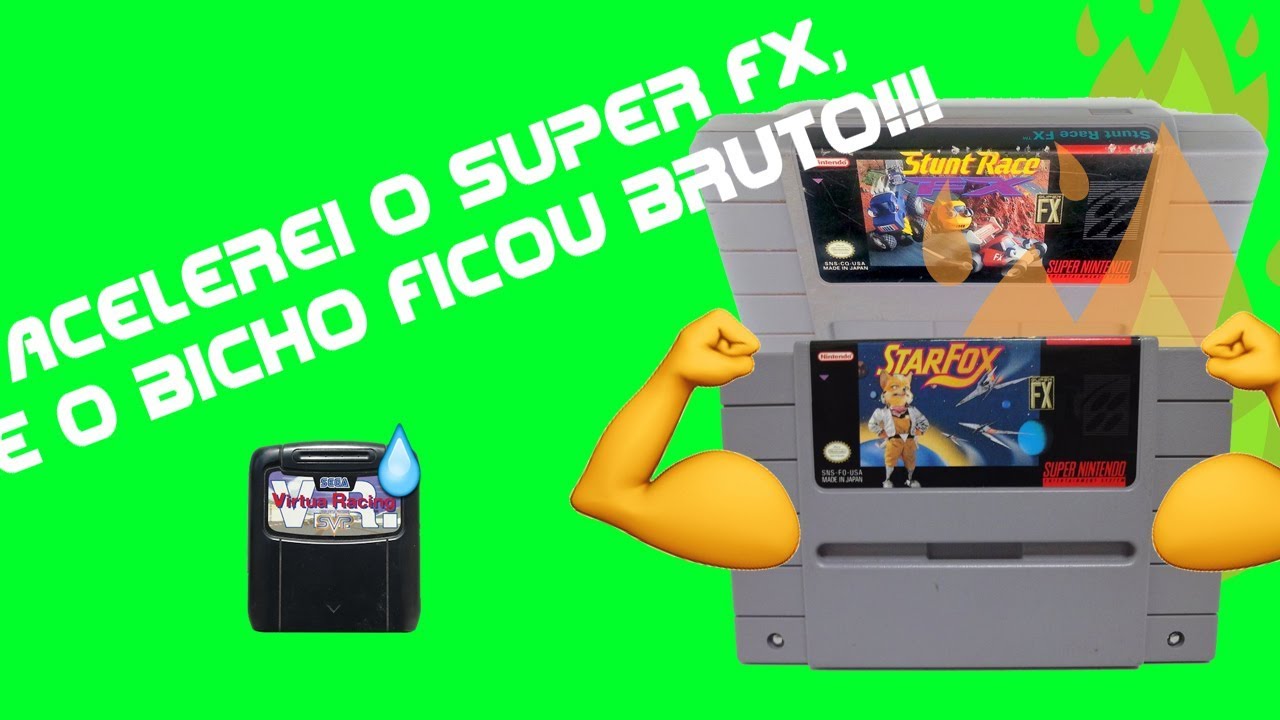 mod para acelerar o chip SUPER FX do Super Nintendo - YouTube