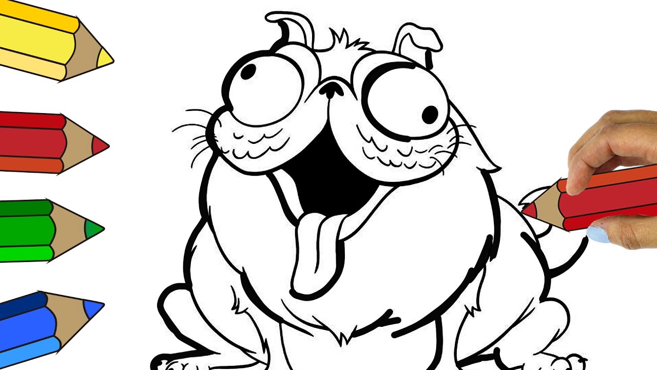 How to draw MONCHI The Mitchells VS the Machine's-Como dibujar a MONCHI ...