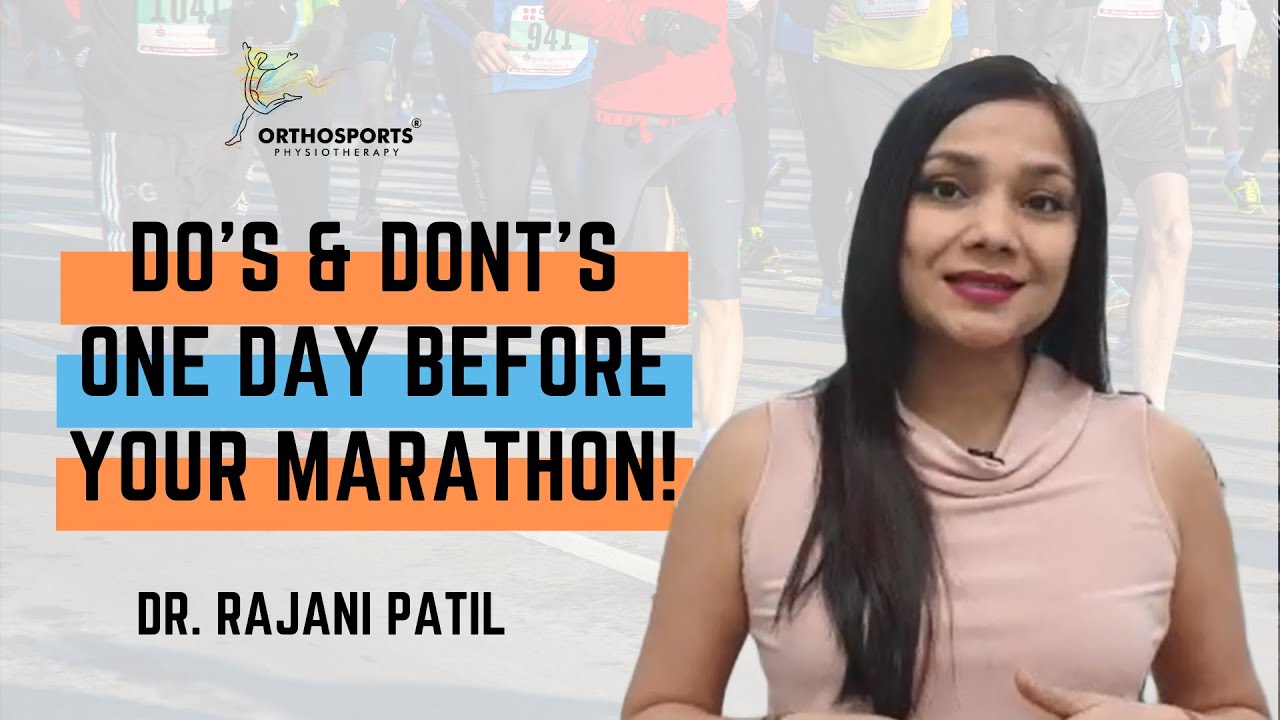 Do's and Don'ts One Day Before Your Marathon - YouTube