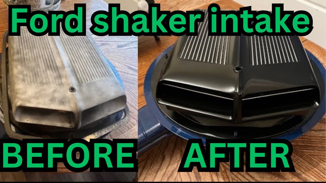 Ford shaker intake restoration - YouTube