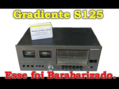 Gradiente Stereo Cassette Deck S-125 - YouTube