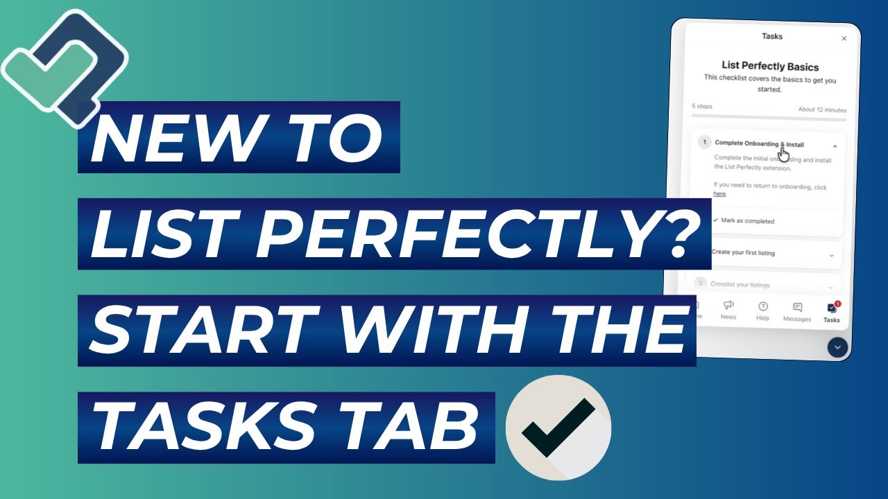 New to List Perfectly? Start Here with the Tasks Tab - YouTube