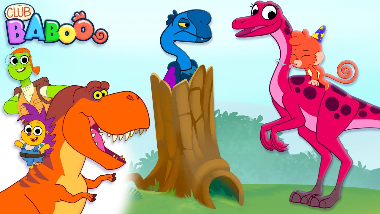 Oh no! The oviraptor has stolen an egg. Baboo get it back! Club Baboo ...