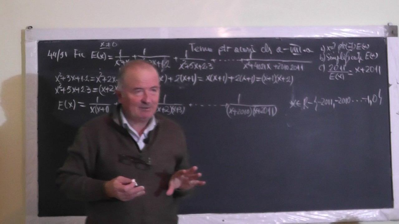 1/2 Lectia 1288 Formule de calcul prescurtat Conditii de existenta ale ...