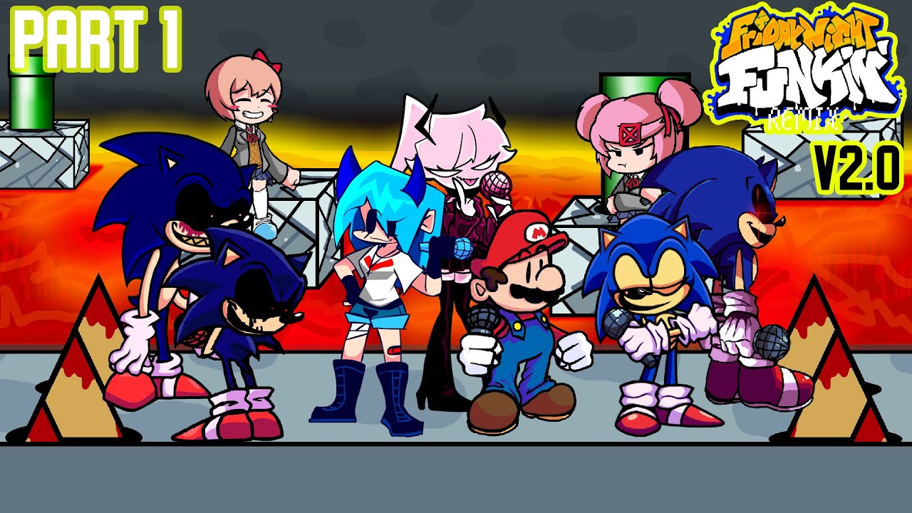 FNF - Remix 64 V2.0 Parte 1/? (Faker Sonic and Sonic No Effect) /FNF ...