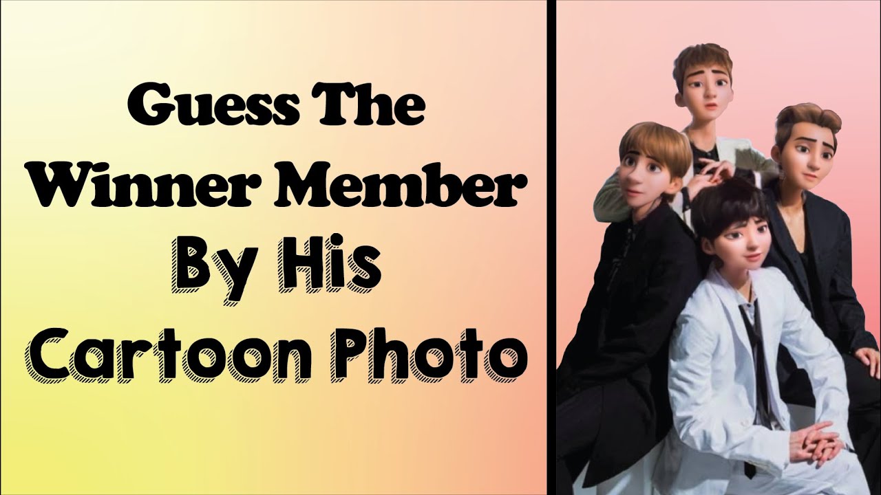 WINNER Quiz | Guess The Winner Member By His Cartoon Photo 아이돌퀴즈 퀴즈 ...