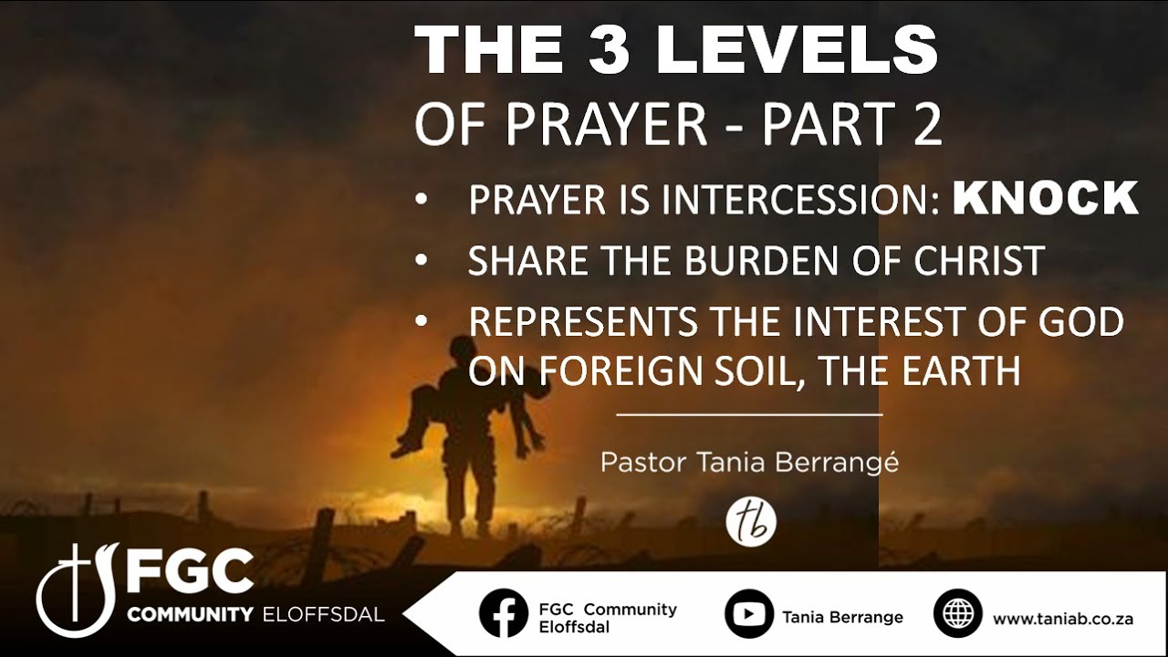 The 3 Levels of Prayer Part 2. Intercession. - YouTube