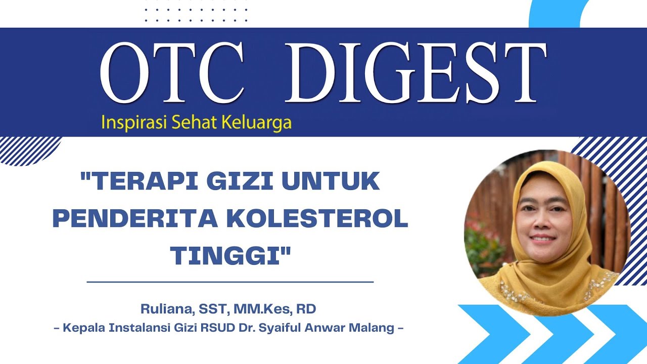 Terapi Gizi Penderita Kolesterol Tinggi - Ruliana, SST, MM.Kes, RD ...