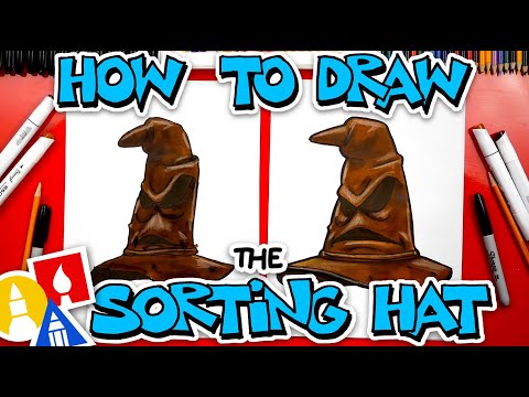 How To Draw Sorting Hat From Harry Potter | Safe Videos for Kids