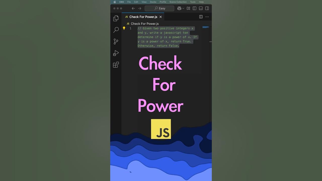 Check for Power in JavaScript Made Easy! #coding #shorts - YouTube