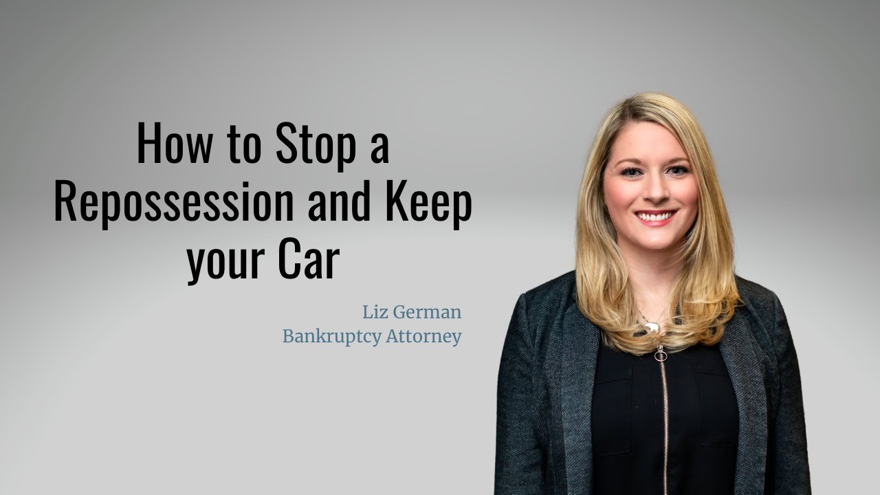 How to Stop a Repossession and Keep your Car - YouTube
