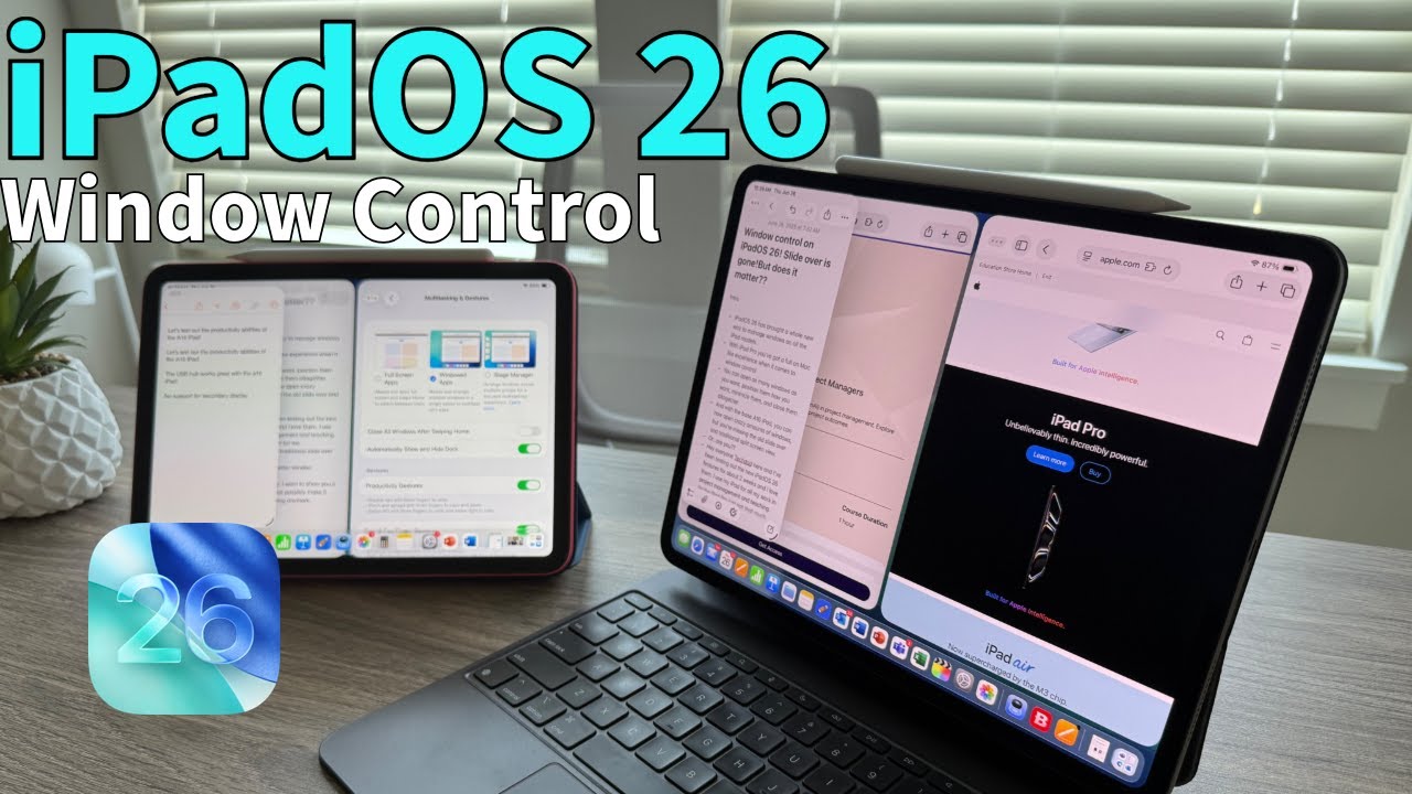 Window control on iPadOS 26! Slide over is gone…but does it matter ...