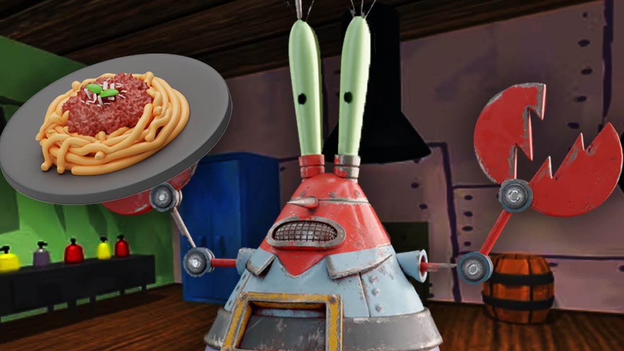 I asked AI to make a Robot Krabs Spaghetti commercial - YouTube
