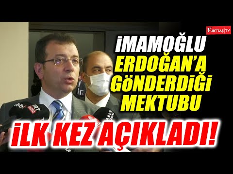 Ekrem İmamoğlu Erdoğan'a yolladığı mektubu ilk kez açıkladı!