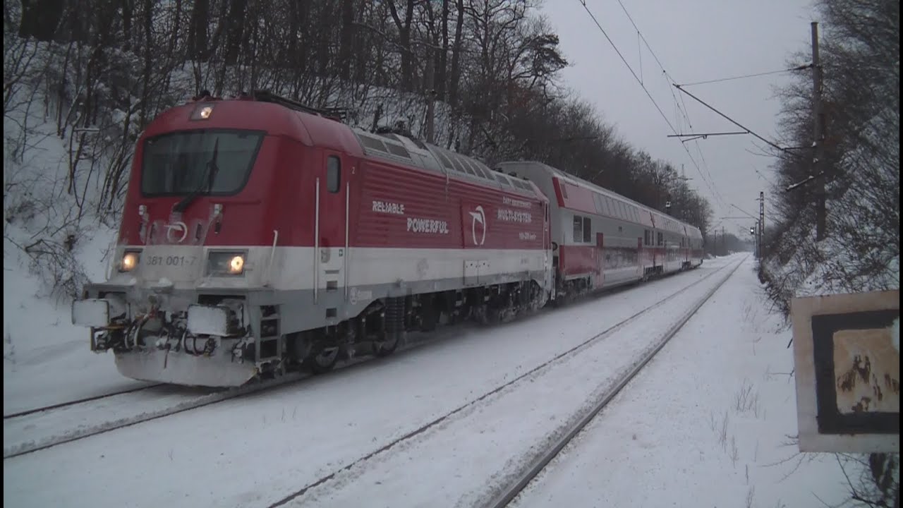 ZSSK 381.001 Michal + Push-Pull 951.004 - Bratislava-Železná studienka ...