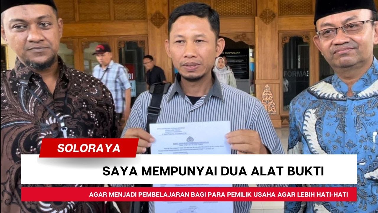 Anggota DPRD Solo Sugeng Riyanto Adukan Pemilik Ayam Goreng Widuran ke Polresta - YouTube