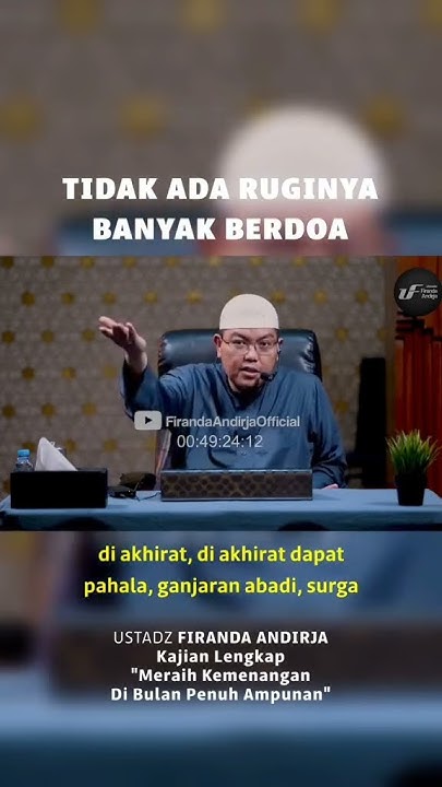 tidak ada ruginya banyak berdoa - YouTube