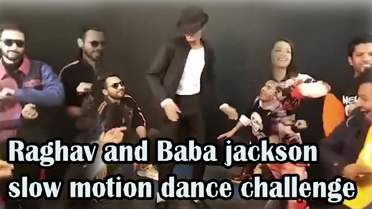Raghav Juyal Slow Motion Dance With Baba Jackson - YouTube