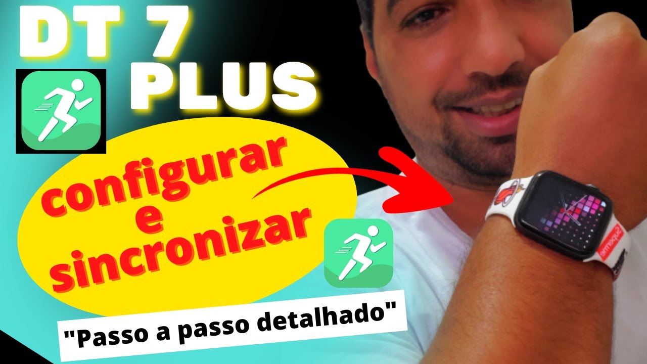 Smartwatch Dt 7 plus configurar e sincronizar sem ERRO| dt7 pro Max ...