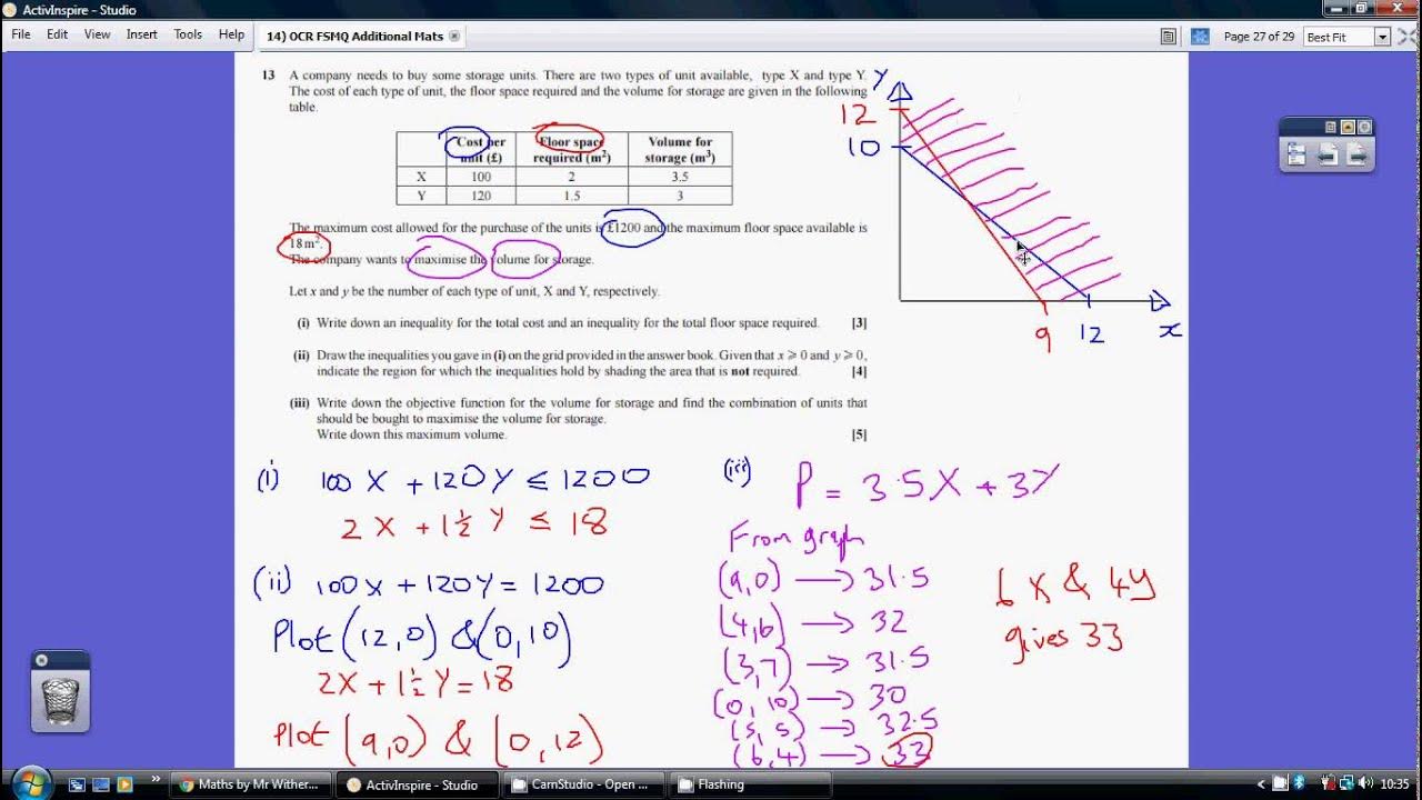 14) OCR FSMQ Additional Maths - 6 June 2014 Q13 - YouTube