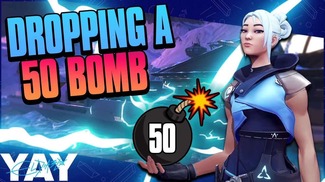 DROPPING A 50 BOMB IN VALORANT RANKED | NV yay - YouTube