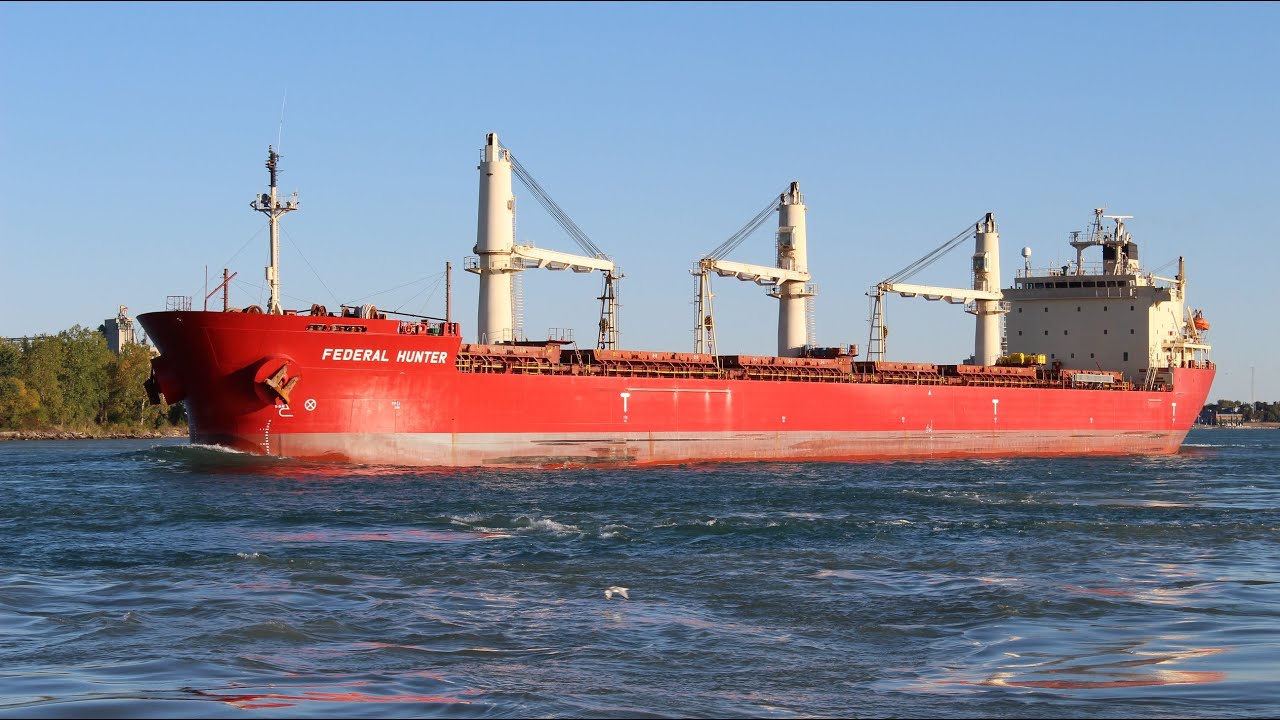 Federal Hunter (Salty) Sailing on the St. Clair River In Port Huron, MI ...
