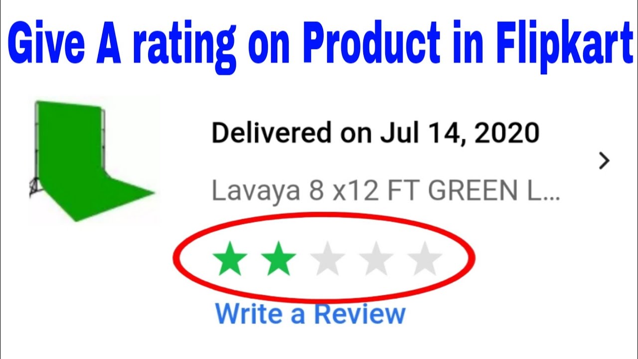 how to give rating on Flipkart product ।। Flipkart product ko rating ...