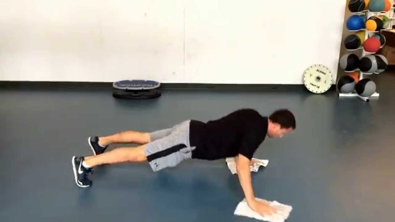 Towel push up T slide out - YouTube
